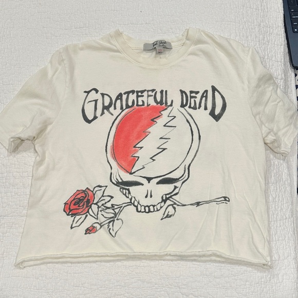 Junk Food Clothing | Tops | Junk Food Clothing Grateful Dead Skull Tee ...